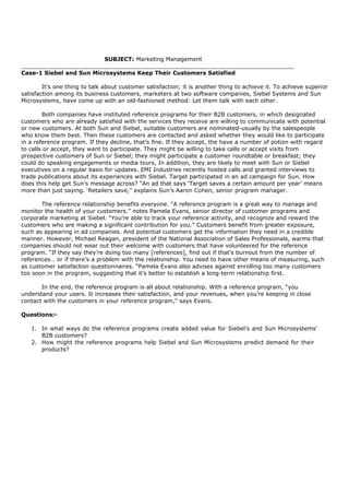 Marketing management | PDF