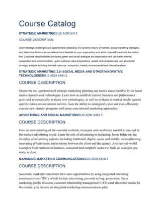 Marketing management | DOCX
