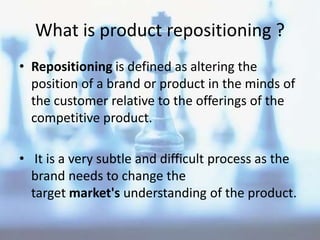 Product RE-Positioning | PPTX