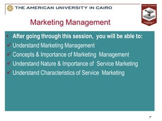 Marketing management Module 1 | PDF