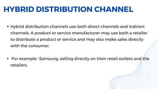 Marketing MIX, Distribution Channel and Media | PDF