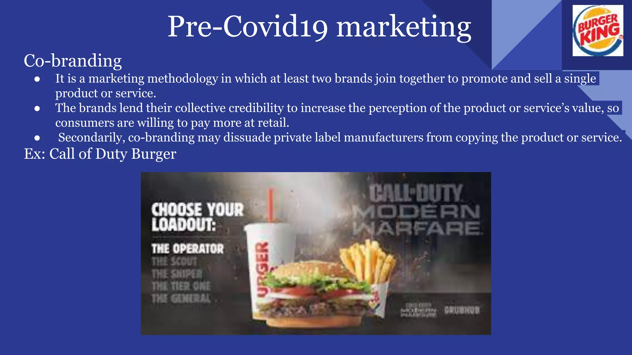 Marketing management Burger king | PPTX