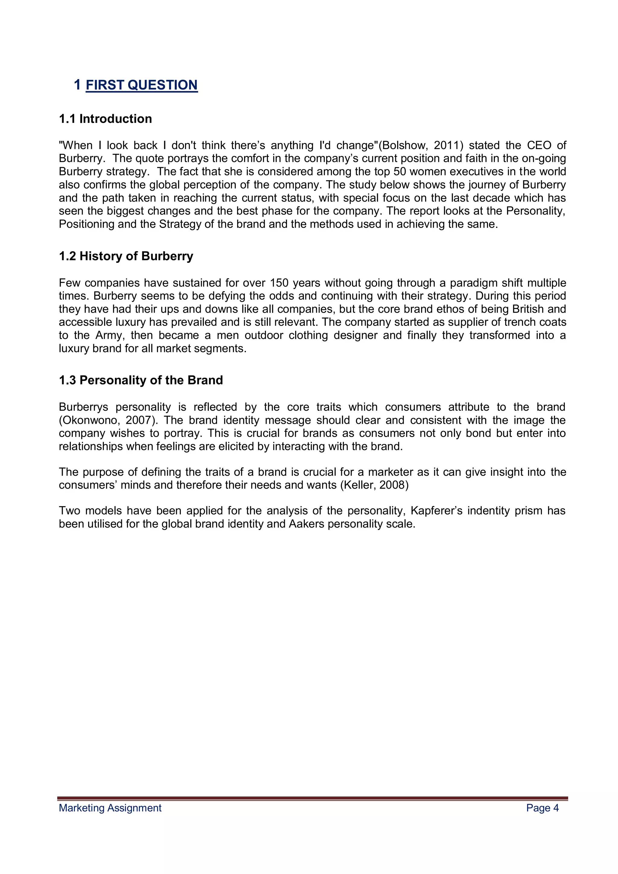 MBA Marketing Management Assignment | PDF