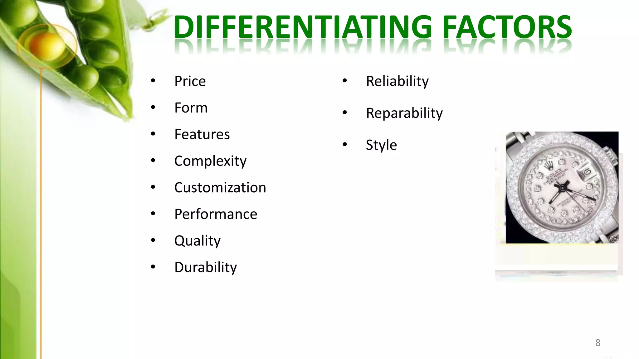Marketing Management - Product Differentiation | PPTX