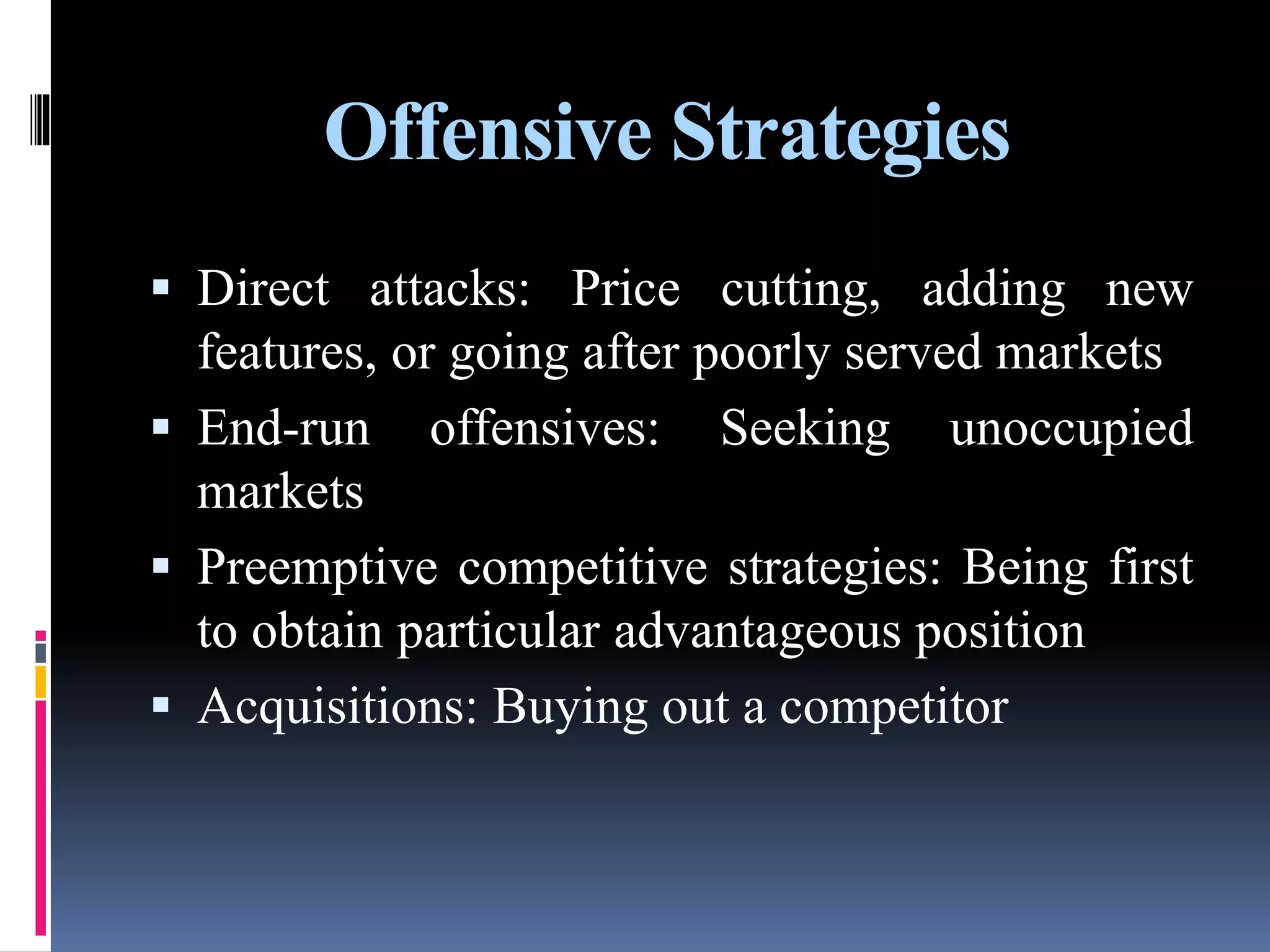 Marketing Management - Competitive Strategies | PPTX