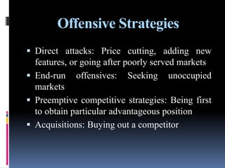 Marketing Management - Competitive Strategies | PPTX