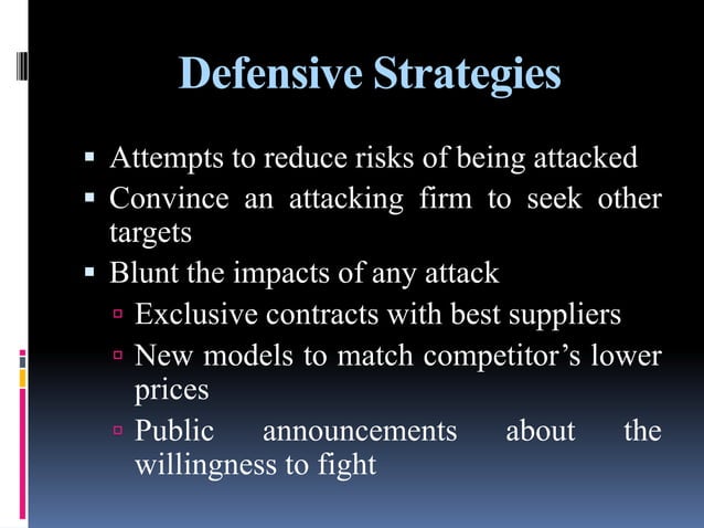 Marketing Management - Competitive Strategies | PPTX