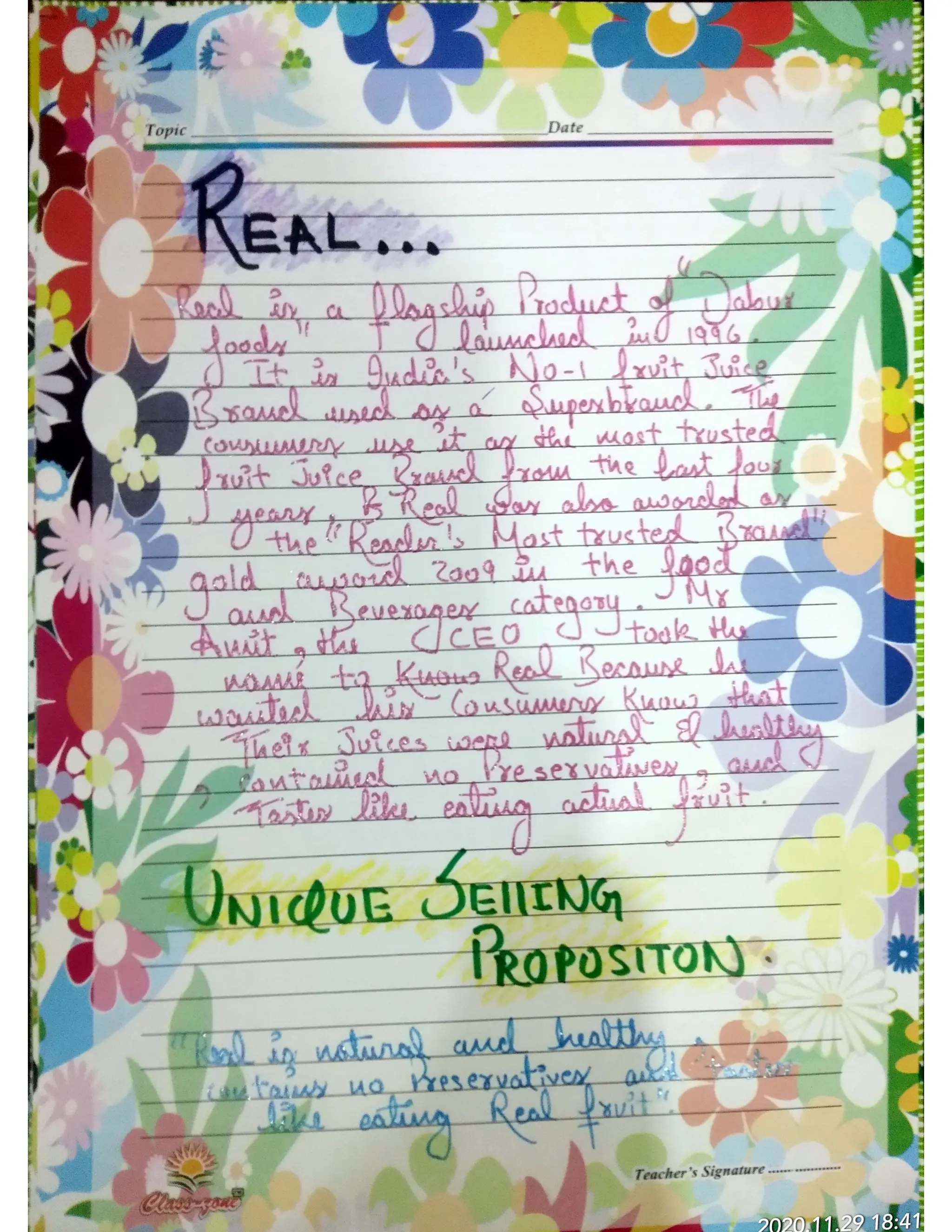 Marketing management Project file Class 12 | PDF