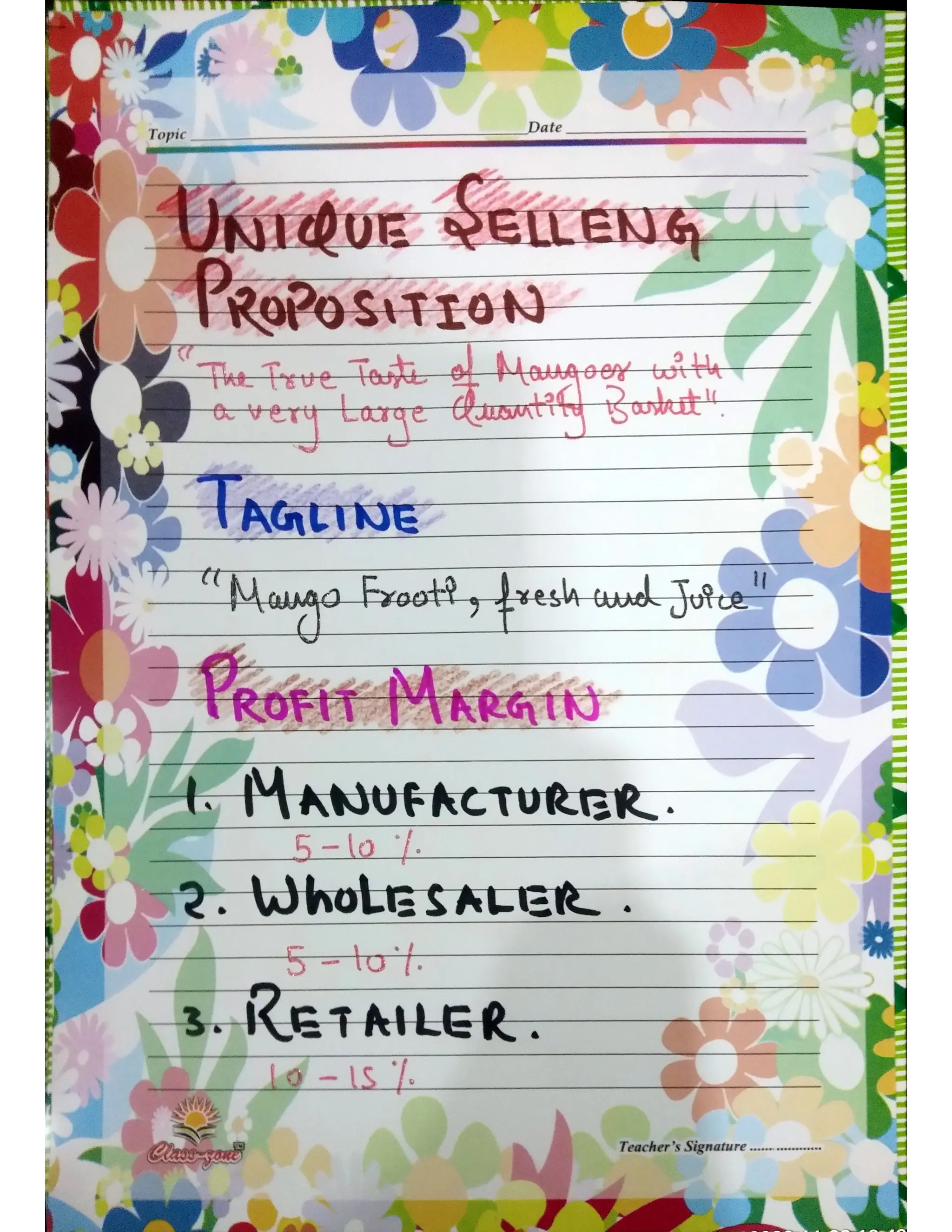 Marketing management Project file Class 12 | PDF