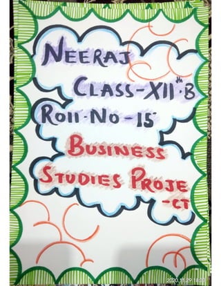 Marketing management Project file Class 12 | PDF