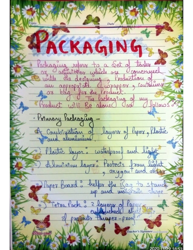 Marketing management Project file Class 12 | PDF