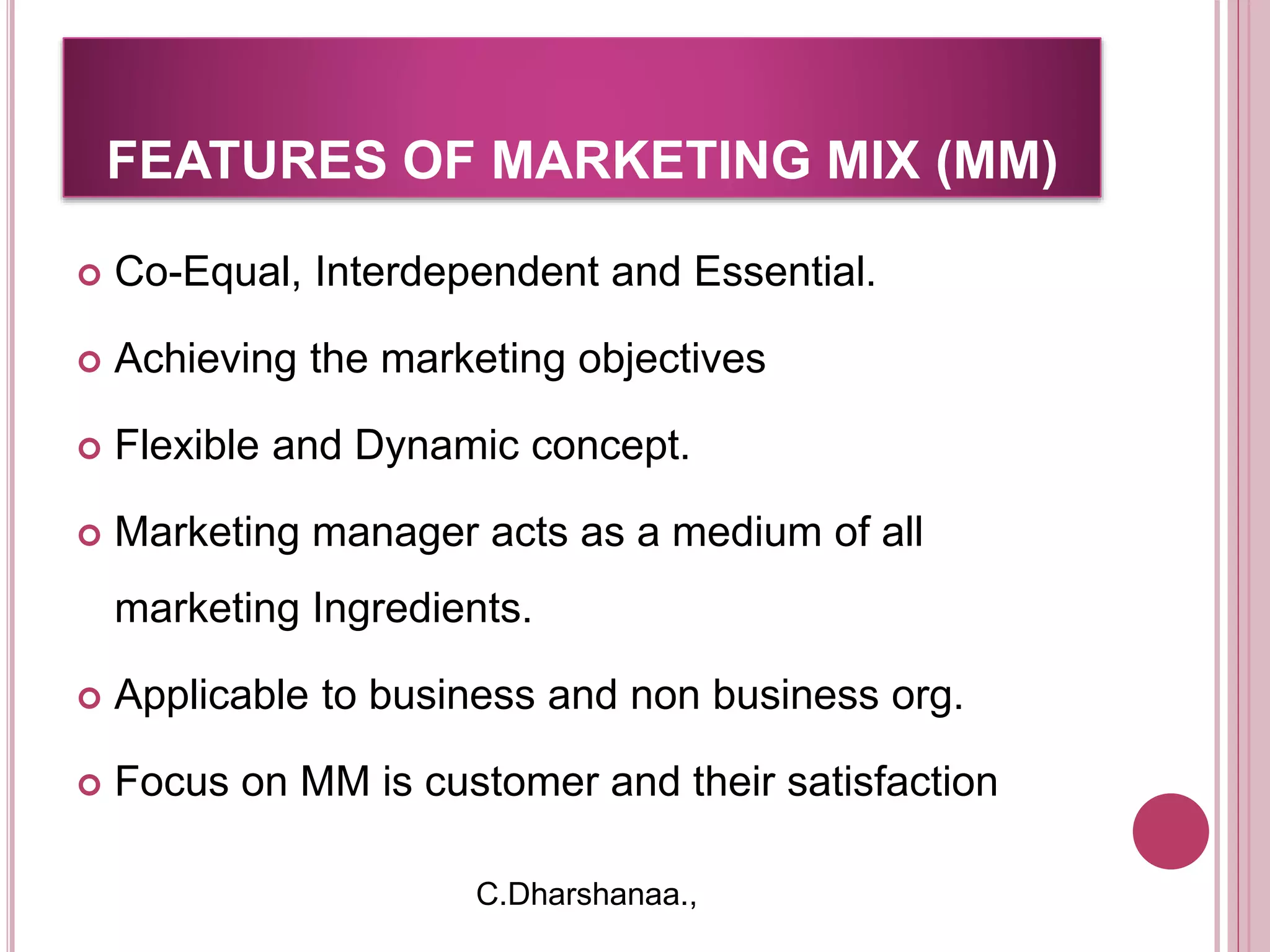Marketing management basics notes | PPTX