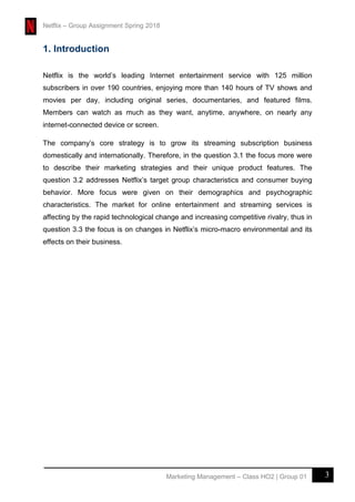 Marketing analysis for Netflix | PDF
