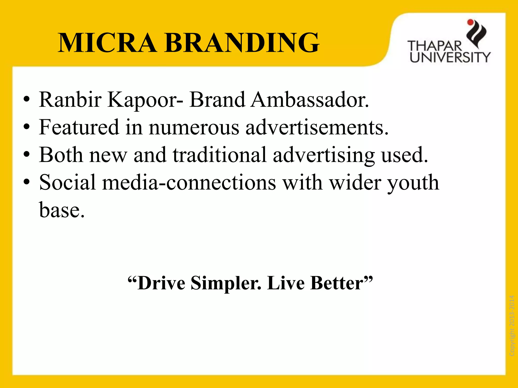 Case Study of Marketing the Nissan Micra and Tata Nano | PPTX