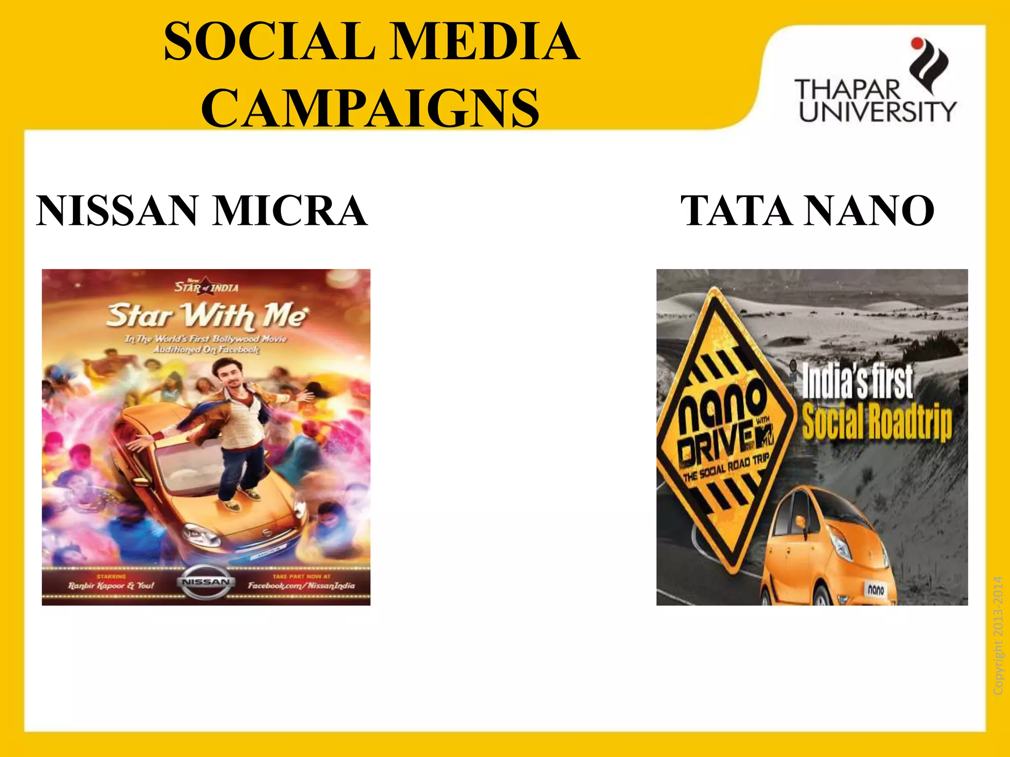 Case Study of Marketing the Nissan Micra and Tata Nano | PPTX