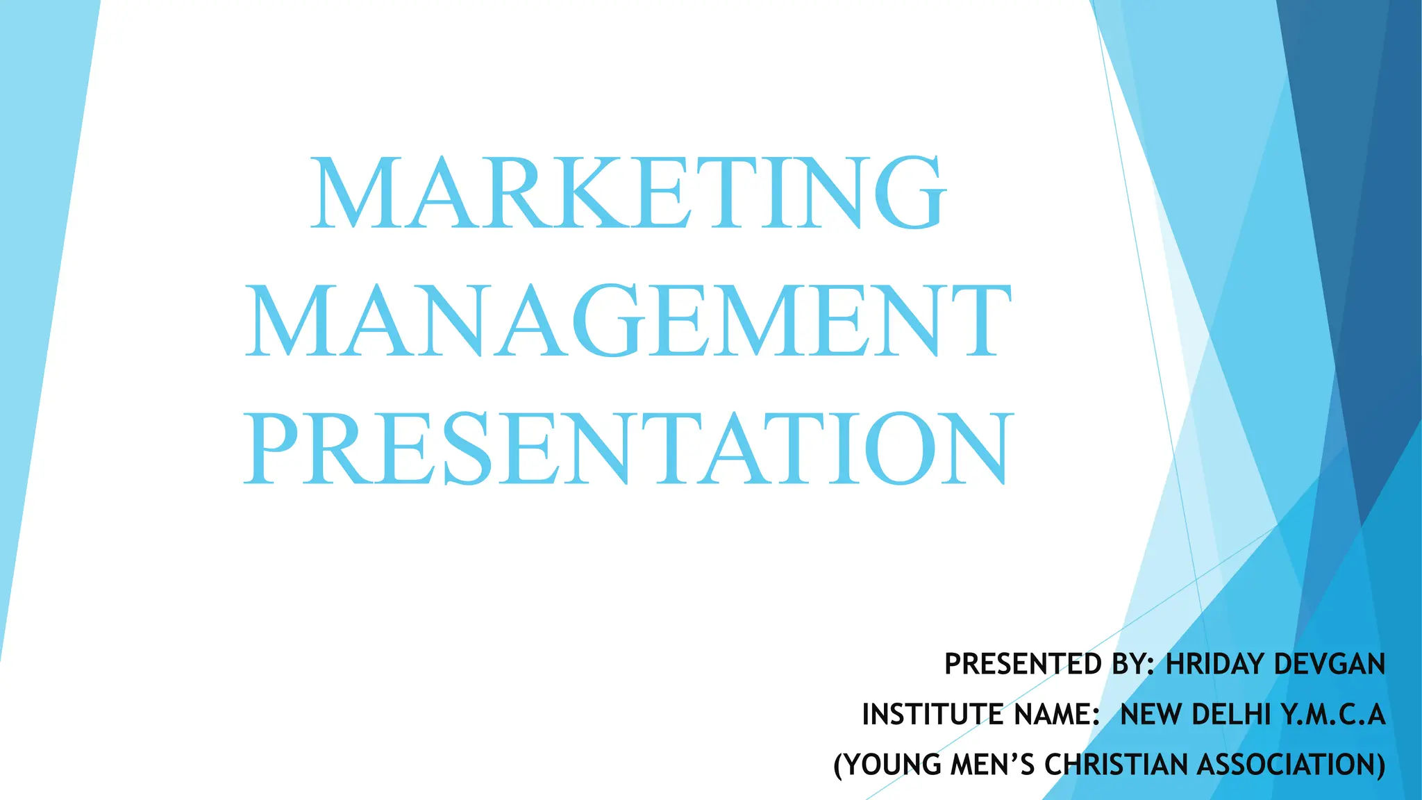 MARKETING MANAGEMENT PRESENTATION.pptx
