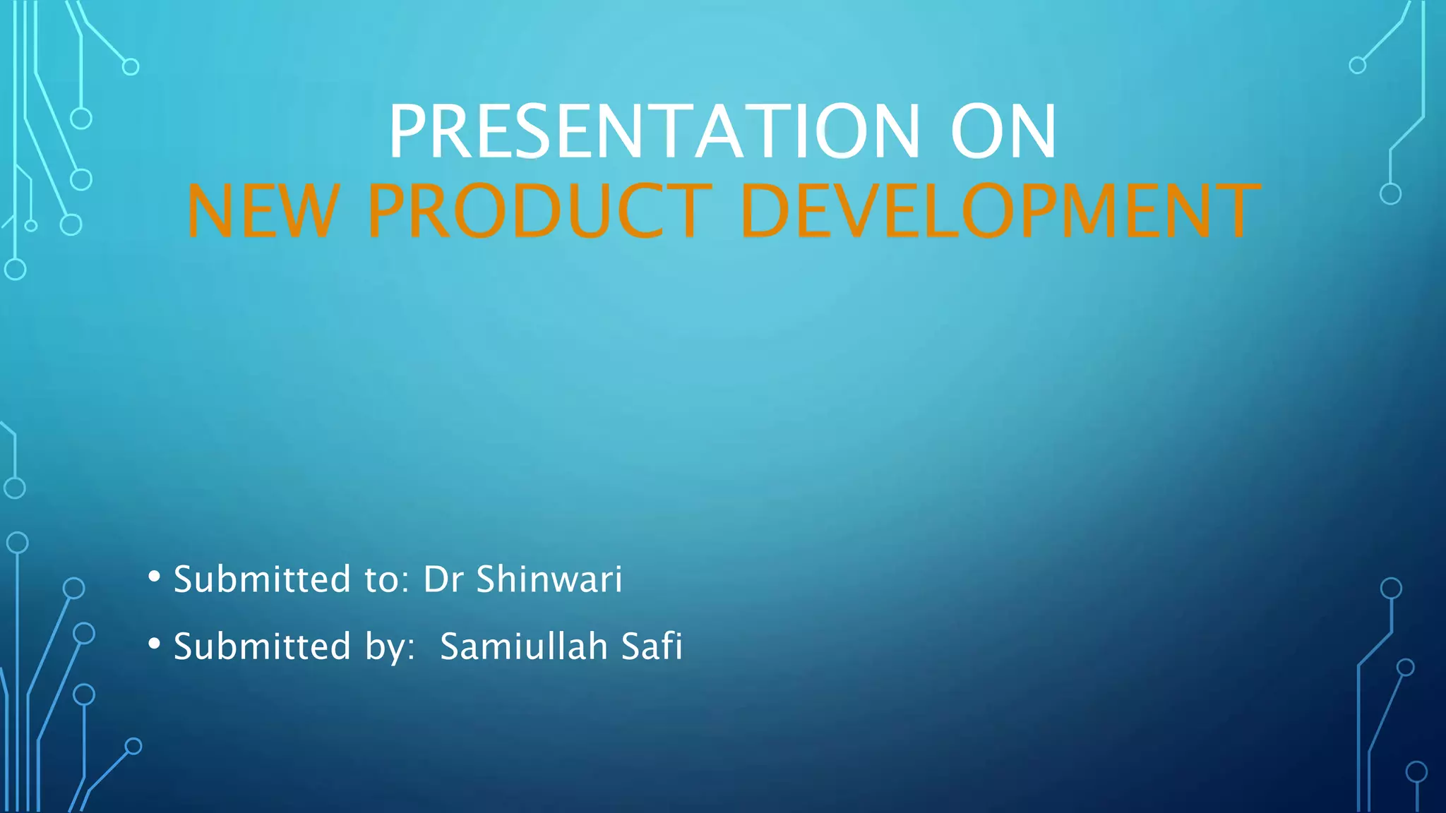 New Product Development Marketing Management | PPTX