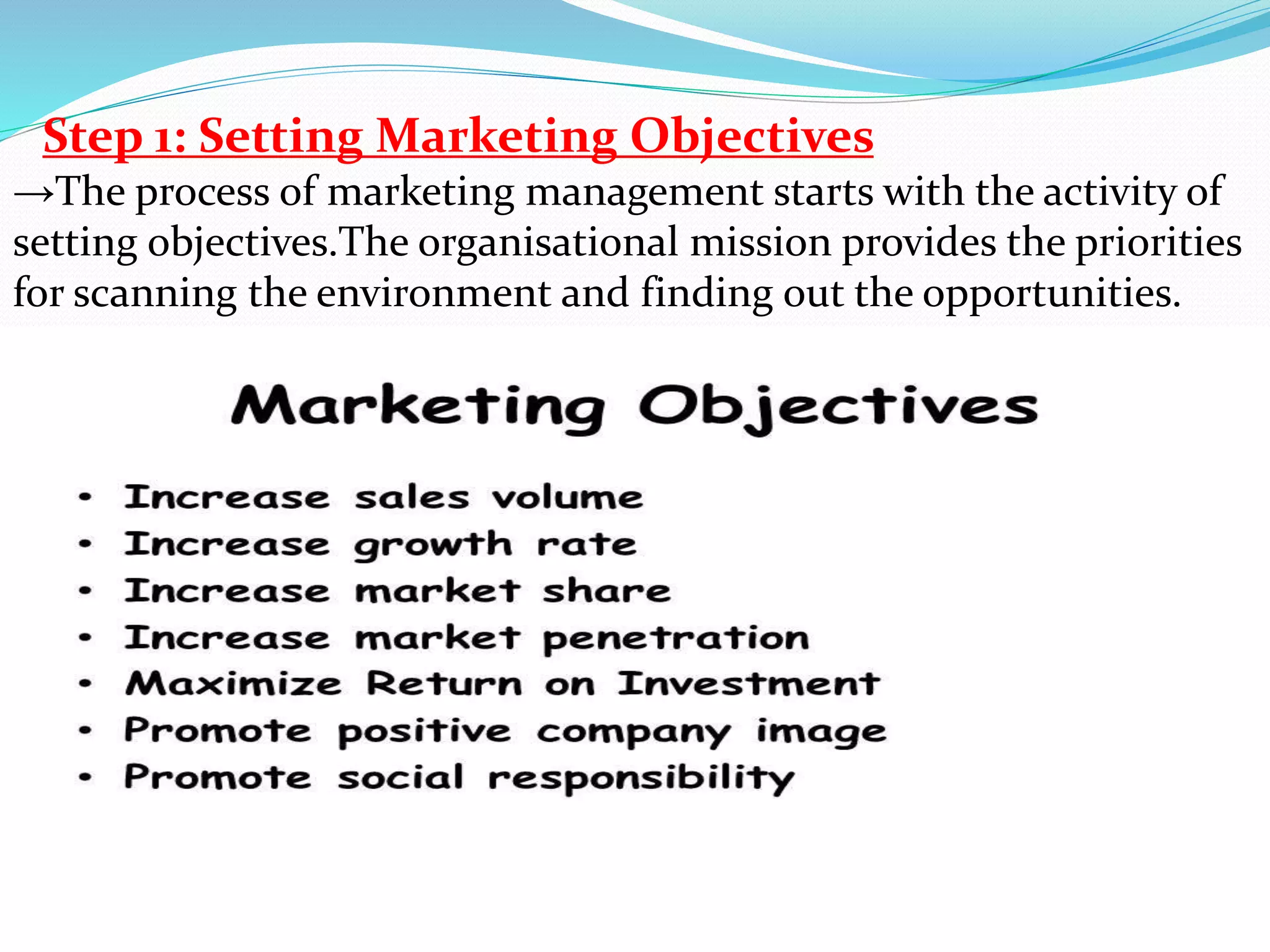 Marketing management process | PPTX