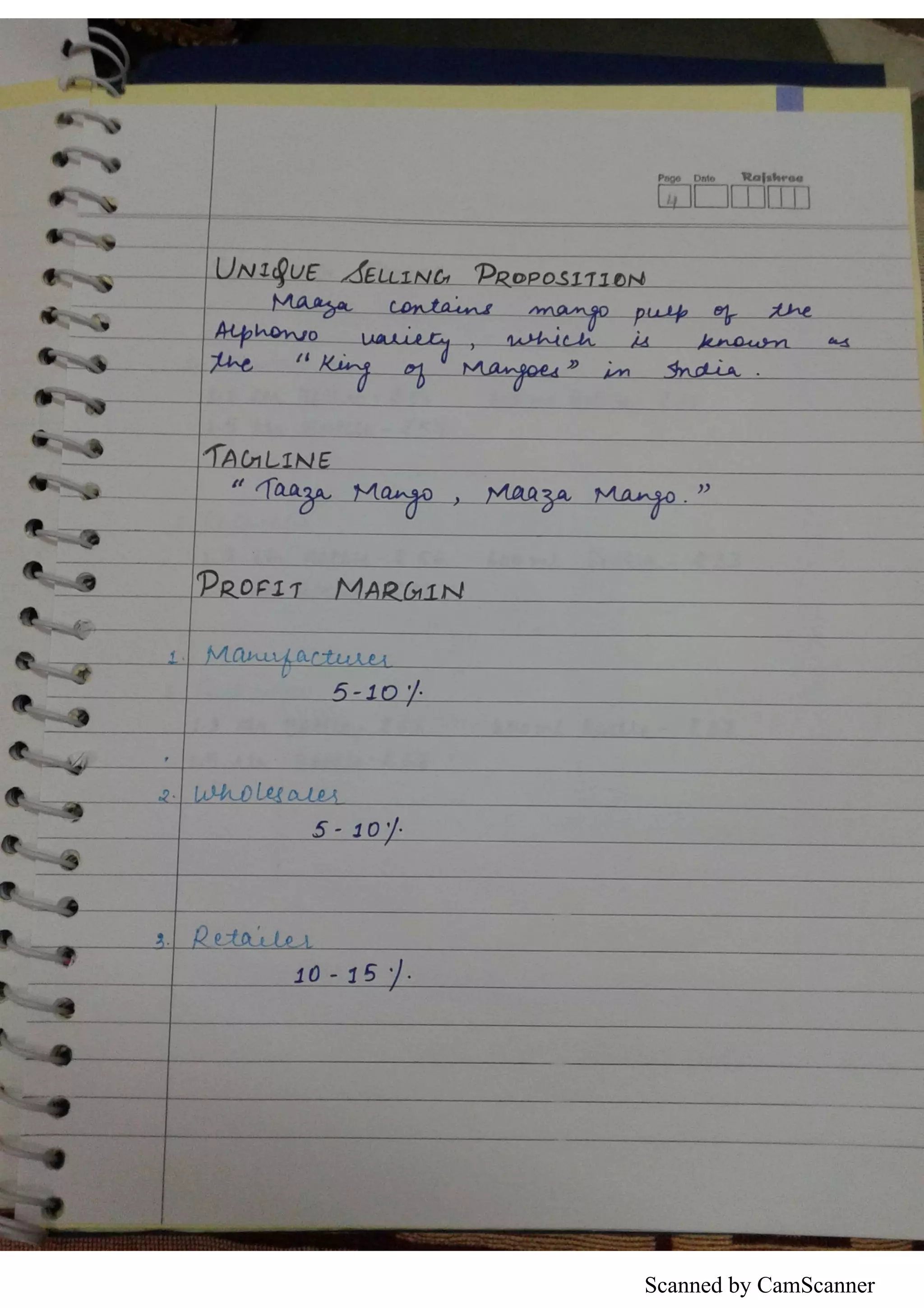 Business Studies Class 12th Marketing management Project- Fruit Juice | PDF