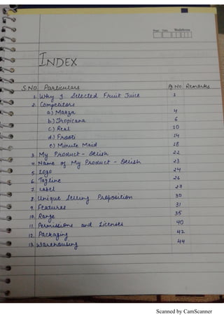 Business Studies Class 12th Marketing management Project- Fruit Juice | PDF