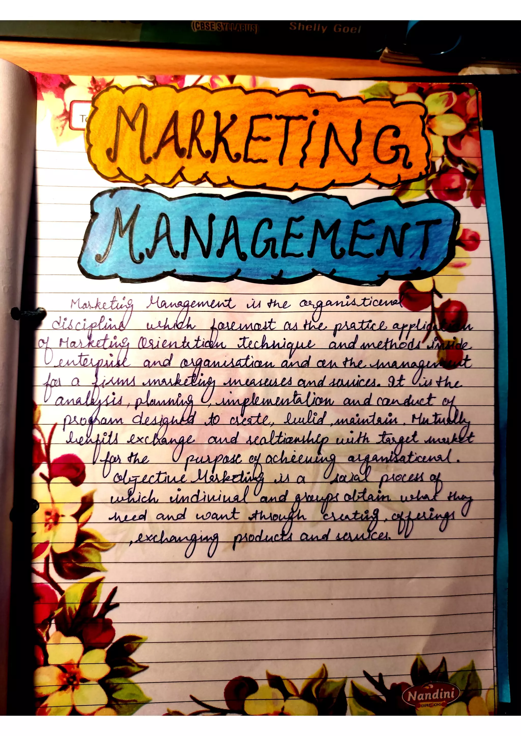 Marketing management project on shoes. class 12th | PDF