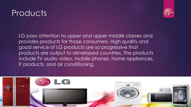 Marketing management of LG | PPTX