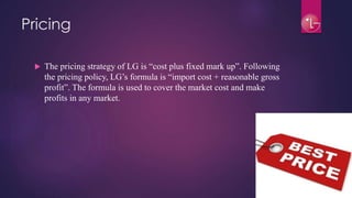 Marketing management of LG | PPTX