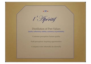 Pret Company case, BOS (2010, UK) | PDF