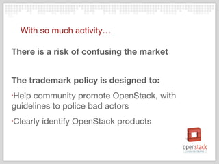OpenStack Logo Programs & User Campaign | PPT | Cloud Computing | Internet