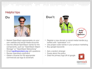 OpenStack Logo Programs & User Campaign | PPT | Cloud Computing | Internet