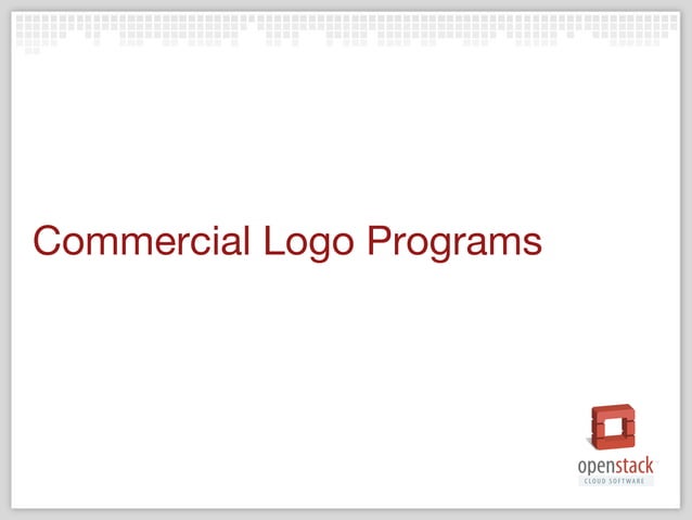 OpenStack Logo Programs & User Campaign | PPT