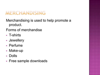 Marketing, merchandising and branding | PPTX