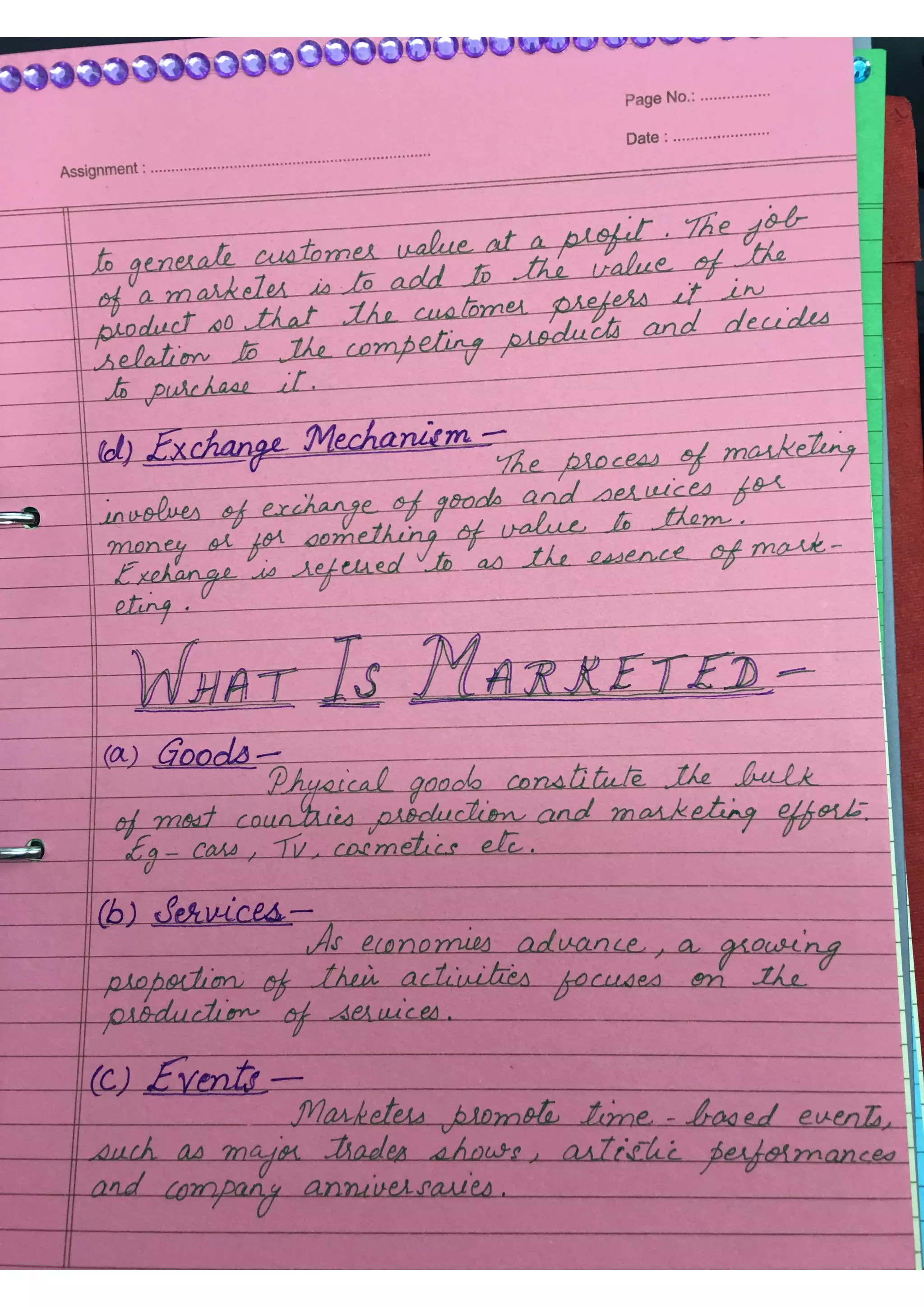 Marketing Project- Class XII (B.St) | PDF