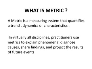 Marketing metrics in gaming industry | PPTX