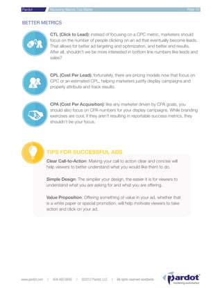 Marketing Metrics That Matter | PDF