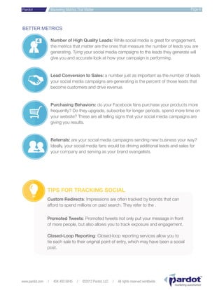 Marketing Metrics That Matter | PDF