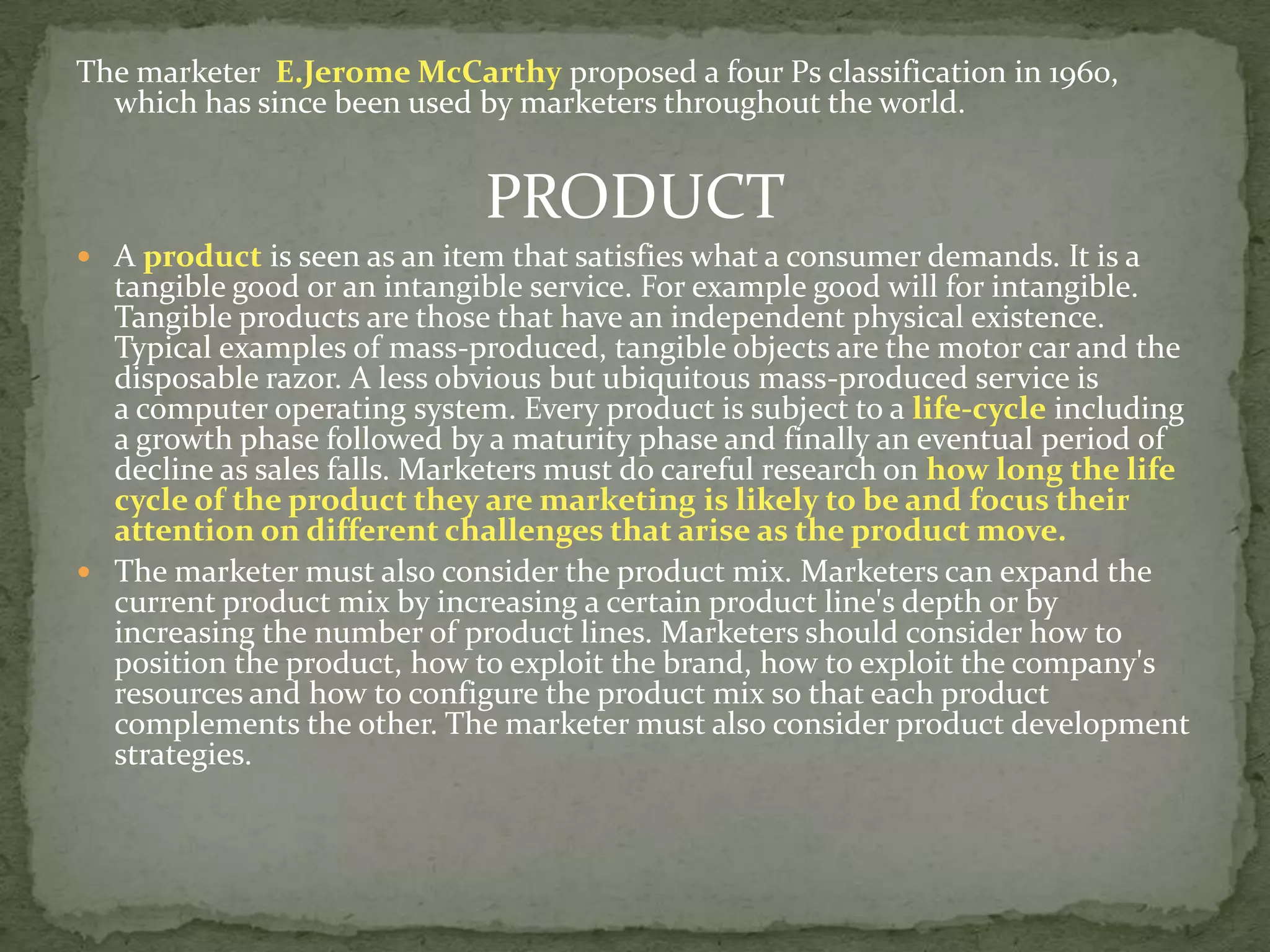 Marketing mix-PPPP | PPTX