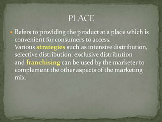 Marketing mix-PPPP | PPTX