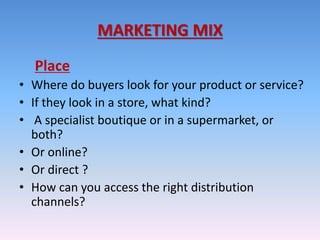 Marketing mix | PPTX