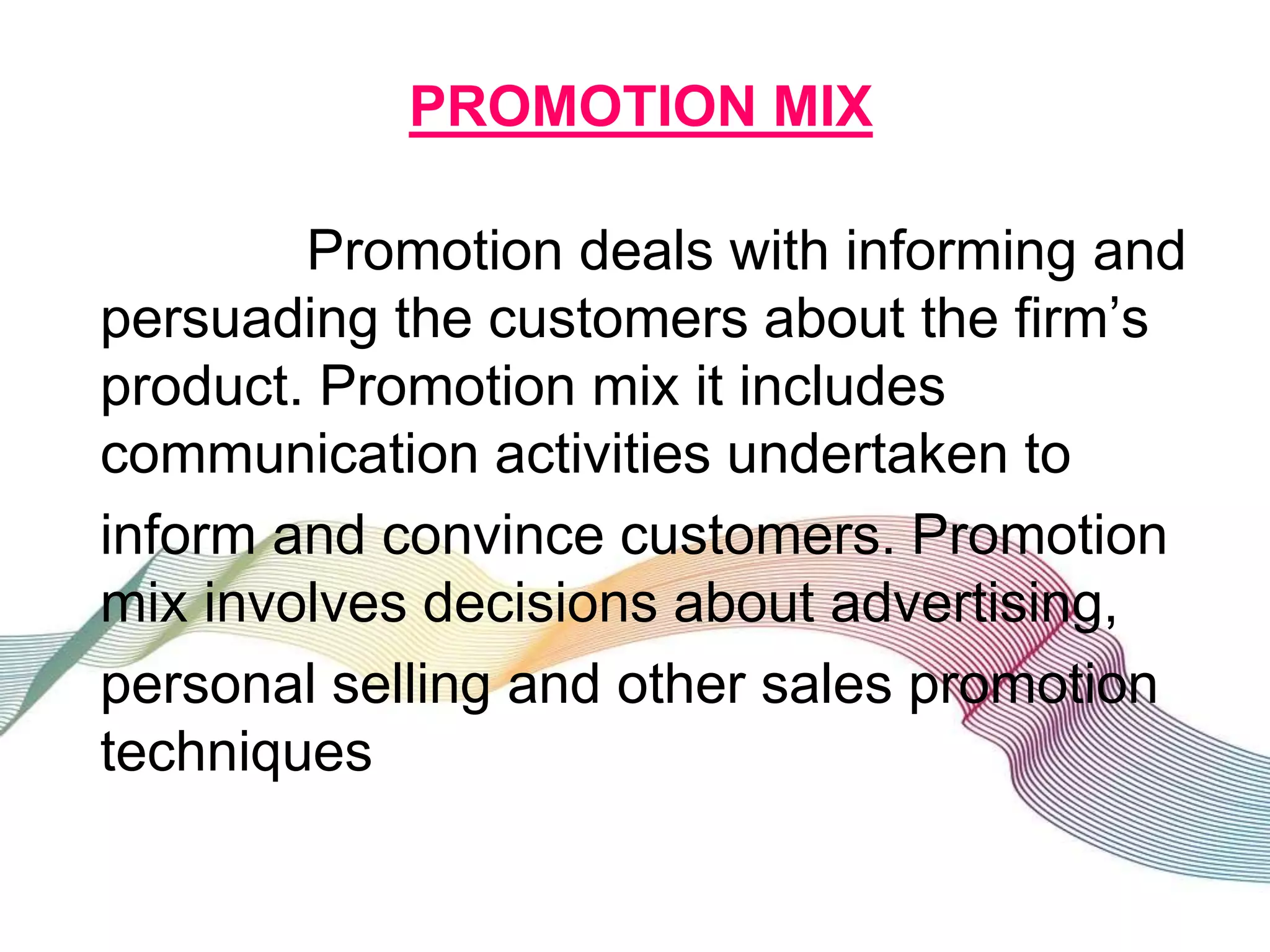 Marketing mix | PPTX