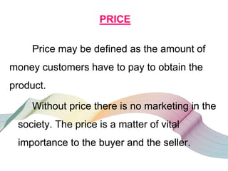 Marketing mix | PPTX