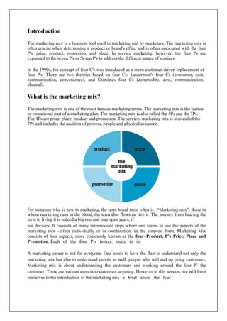 Marketing mix seminar presentation | PDF