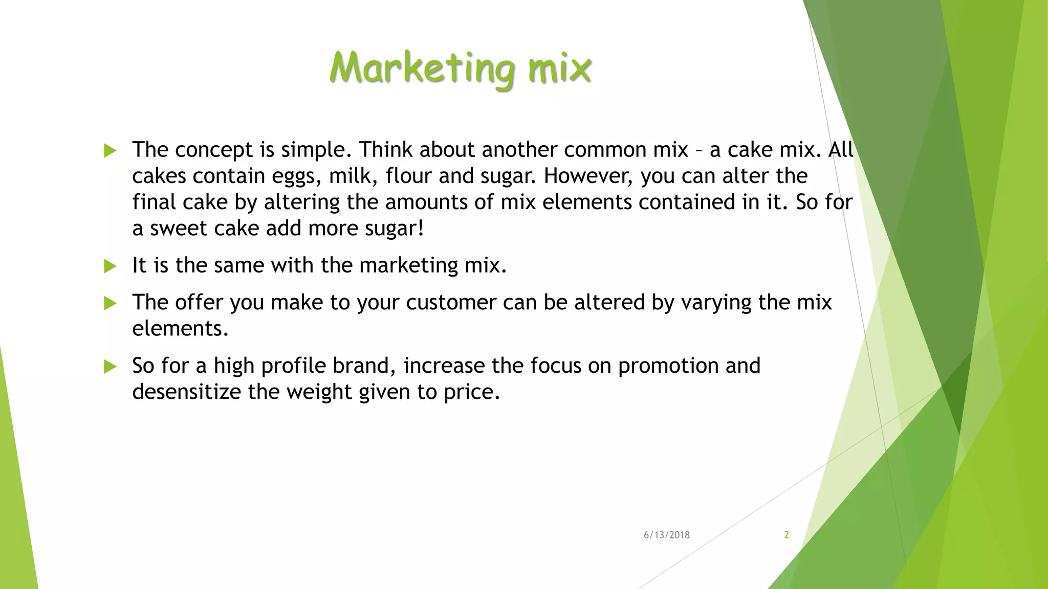 Marketing mix | PPTX | Business | Business and Finance