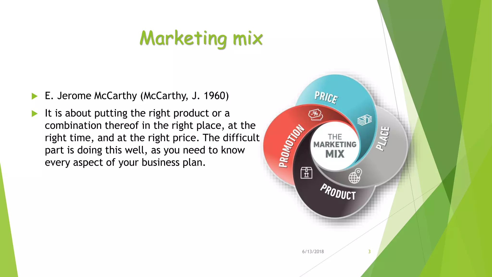 Marketing mix | PPTX | Business | Business and Finance