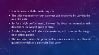 Marketing mix | PPTX