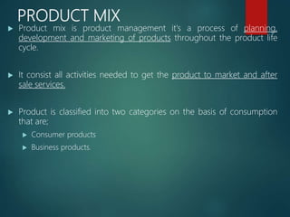 Marketing mix | PPTX