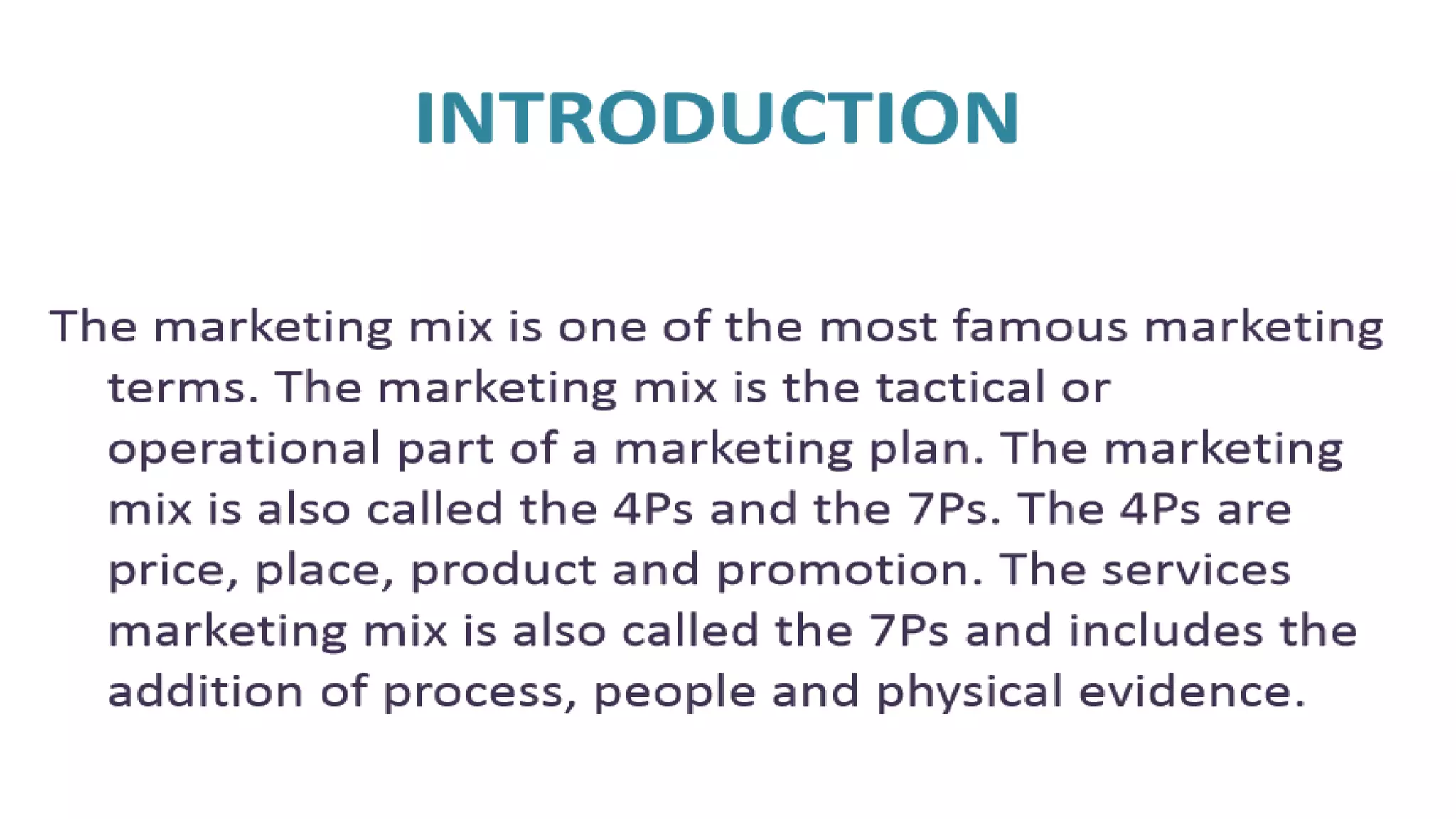 Marketing mix | PPT