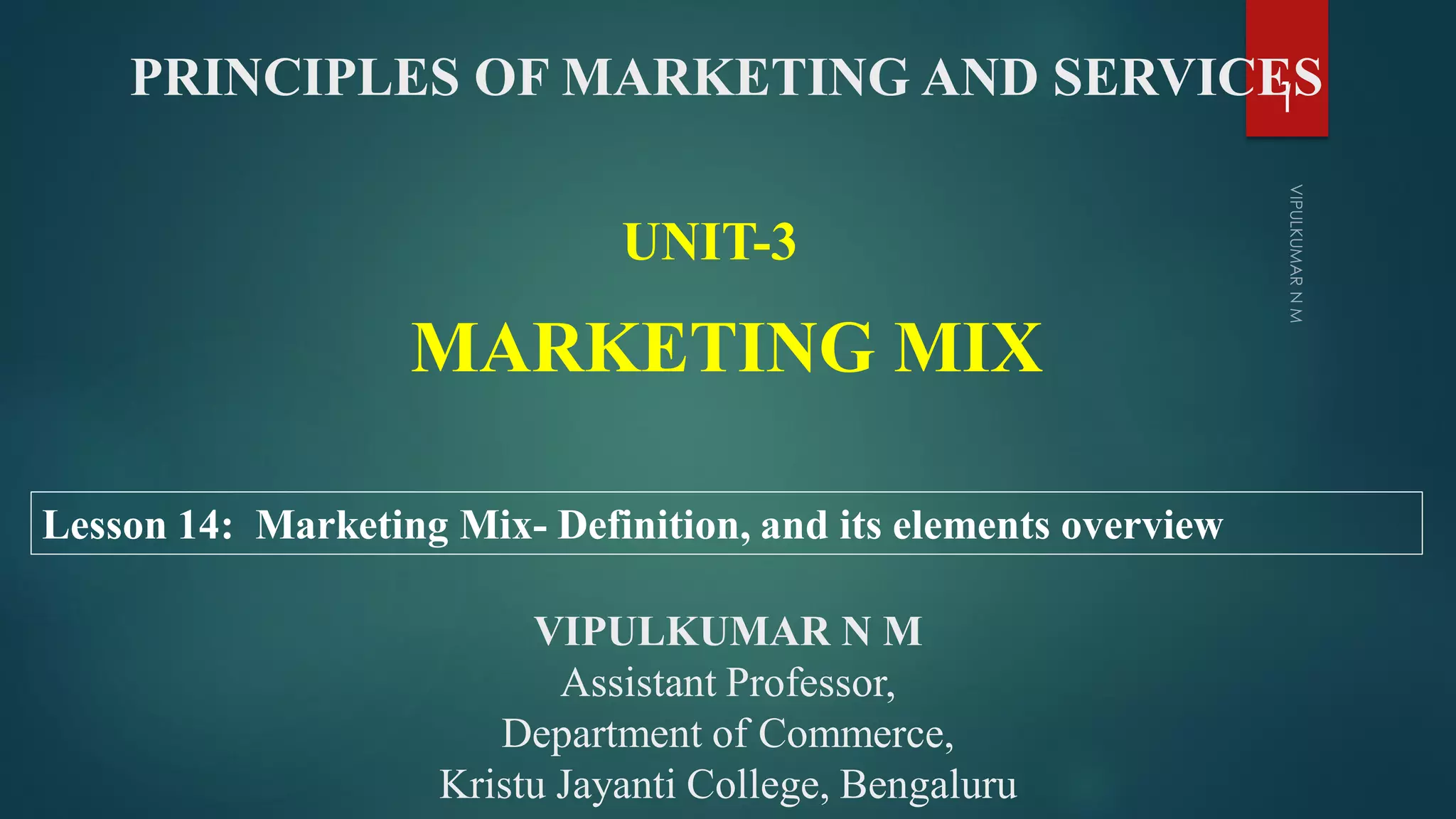 Marketing mix | PPT