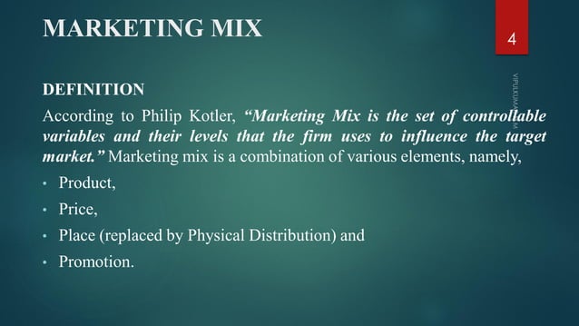 Marketing mix | PPT