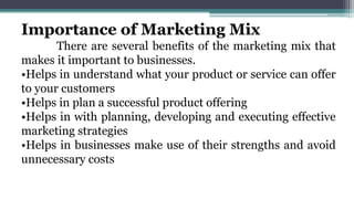 Marketing mix | PPT
